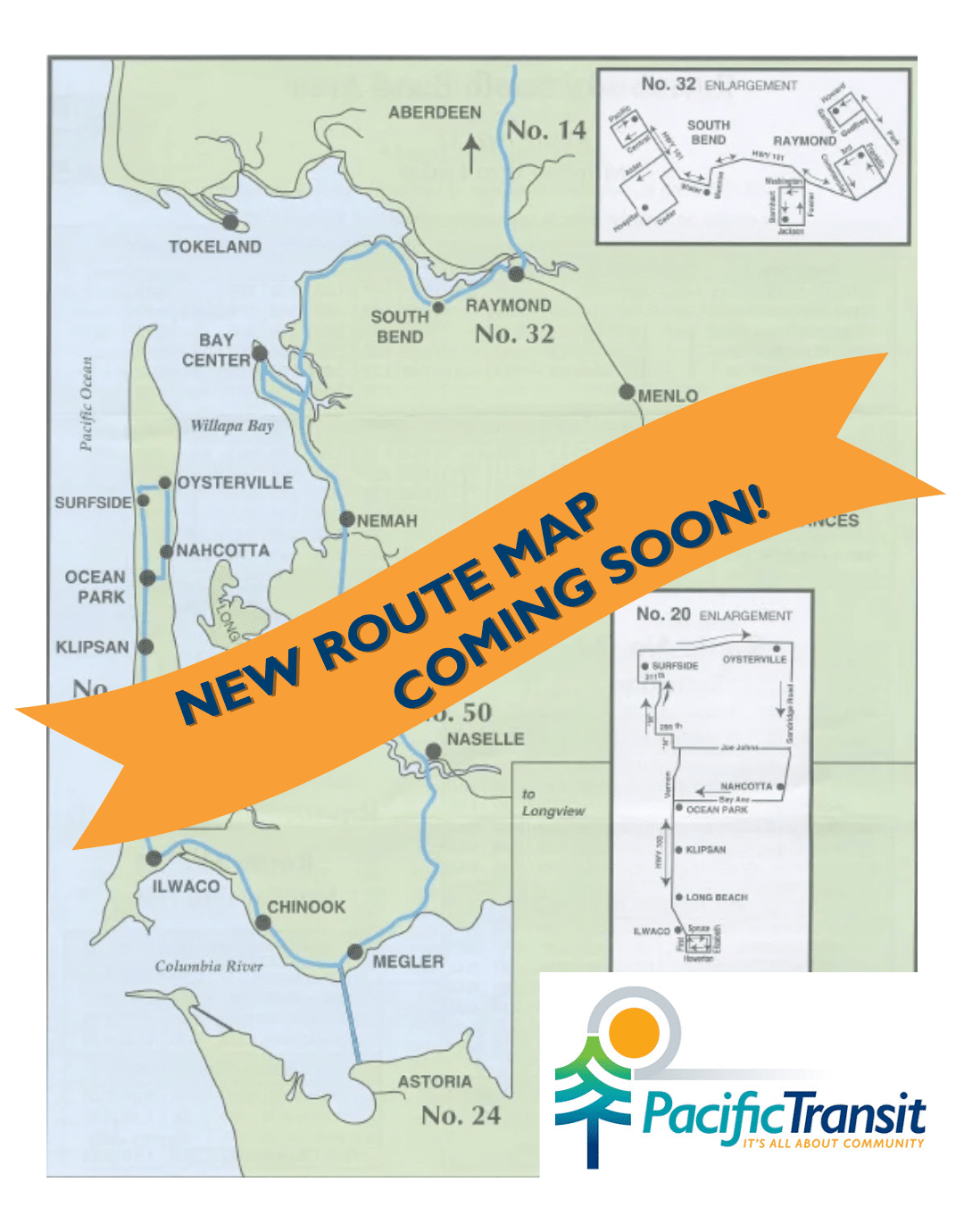 2025 Route Changes – Pacific Transit